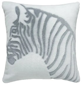 SCANquilt povlak COMFORT MELANGE zebra šedá 45 x 45 cm