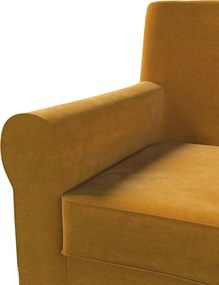 Potah na křeslo IKEA Ektorp Jennylund barva žlutá látka lesklé, sametová