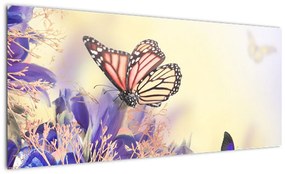 Motýli - obraz (100x40cm)