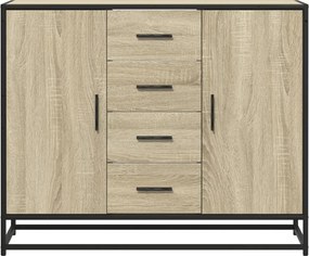 Příborník dub sonoma 92 x 35 x 76 cm kompozitní dřevo 3300826