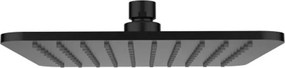 OMNIRES Slimline - Hlavová sprcha, 20x20 cm, matná černá WG220-OBL