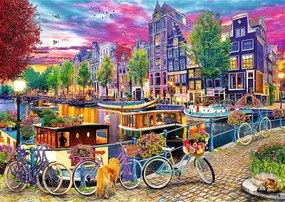 Trefl - Puzzle - Evropská města / 2x 500 dílků / 48 x 34 cm / věk 10+