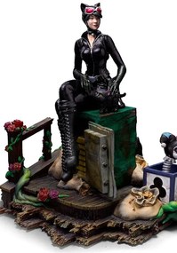 Figurka dc comics - catwoman (gotham city sirens) - deluxe art scale 1/10