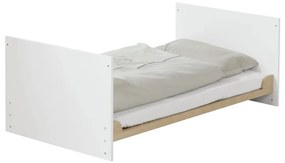Bílá postýlka 70x140 cm Gabriella – Roba