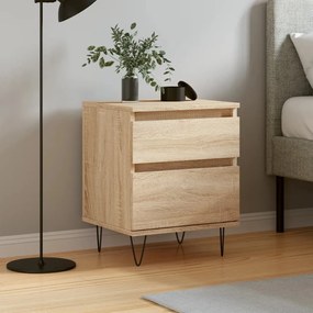 vidaXL Noční stolek 40x35x50 cm kompozitní dřevo [830682] Barva: dub sonoma
