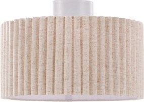 Béžové lněné stropní svítidlo ø 40 cm Alina – Jotex