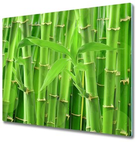 Skleněná krájecí deska bambusy 60x52 cm