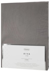SATÉNOVÉ PROSTĚRADLO DINA 160X200 CM, VÝŠKA 30 CM ŠEDÉ