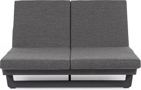 BIZZOTTO Dvoumístné zahradní lehátko INFINITY antracit 195x142 cm 0663437