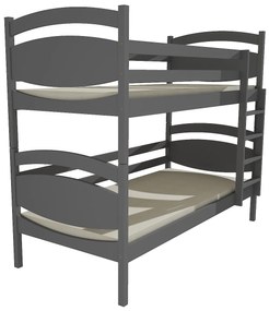 Patrová postel PP 022 90 x 200 cm - šedá