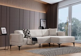 Hanah Home Rohová pohovka HORIZON krémová pravá