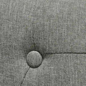 Jídelní židle 4 ks šedé textil 242224