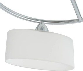 vidaXL Stropní svítidlo s eliptickými stínidly na 5 žárovek E14 200 W [50494]