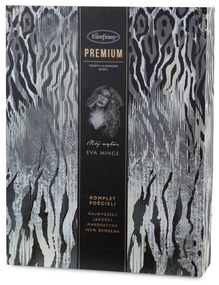 MAKOSATENOVÉ POVLEČENÍ EVA14 160X200 CM, 2 KS 70X80 CM VZOROVANÉ