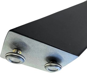 Vikio Jídelní stůl 200x90 dekor dub kovové nohy VJS100D-200