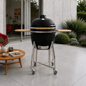 Keramický gril Avenberg KAMADO XL černá