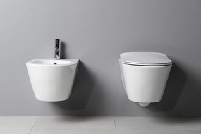 Sapho, AVVA bidet závěsný 35,5x53 cm, bílá, 100324