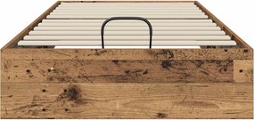 Ottoman postel Staré dřevo 75,5 x 190 cm Dřevěný materiál 3409307