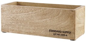 STANDARD SUPPLY Dřevěná bedýnka 28 cm