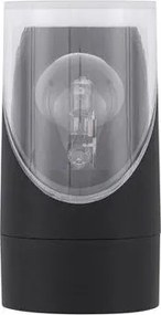 NV 9492720 Venkovní nástěnné svítidlo SELENA antracitový hliník a čirý akryl E27 1x12W 220-240V bez žárovky IP65 - NOVA LUCE