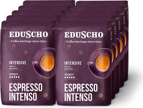 Eduscho Espresso Intenso - 10 x 500 g zrnkové kávy - Intenzita: 5/5