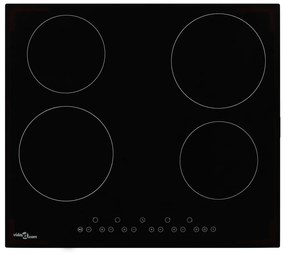 vidaXL Marketos Keramická varná deska 4 varné zóny dotykové ovládání 6 000 W
