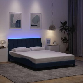 Rám postele bez matrace Hanko modrý 140 x 190 cm textil 3310460