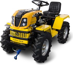 Tauros ZX18 4x4 / benzin - malotraktor s kosou a kultivátorem