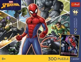 TREFL Puzzle Premium Plus Kids Spiderman: Skrytý hrdina / 300 dílků /