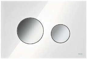 Tece TECEloop - Ovládání splachování, bílé sklo/lesklý chrom 9240660