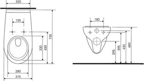 Závěsné WC + prkénko ETIUDA + tlačítko SIGMA + podomítkový modul + podložka