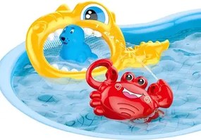 Rybářská sada do vany se síťkou a stříkajícími zvířátky / Hračka do vo