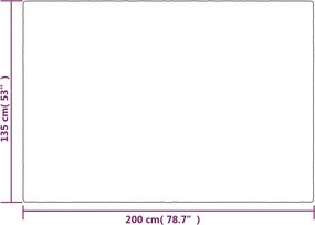 Zátěžová deka s povlečením šedá 135 x 200 cm 6 kg textil 3154885