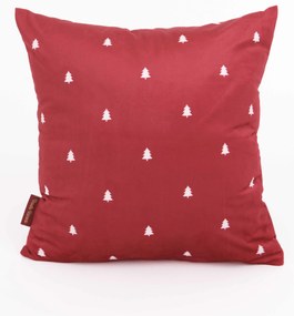MK Lůžkoviny Vánoční povlak na polštář Velvet 40 x 40 cm - Vánoční pohoda červená