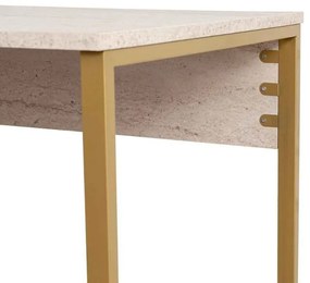 Designový psací stůl Geillis 240 cm travertin
