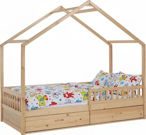 Postel Montessori BIANKA, 90x200, masiv přírodní Kondela 0000396818
