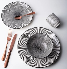 Porcelánový set 24 ks – Gaya Elements Fire - W0096