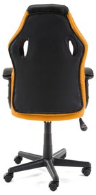 Otočná herní židle FERO II černo-oranžová