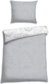 XXXLutz POVLEČENÍ, flanel, světle šedá, 140/220 cm Florella - Povlečení - 004388005902
