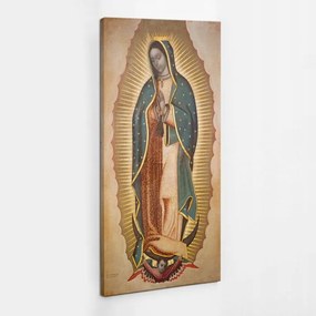 Tištěný obraz Canvas jako Dárek Vertikální Matka Boží z Guadalupe 50x100 cm
