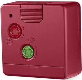 Braun BC02R červený / Klasický budík / 1 x AA baterie