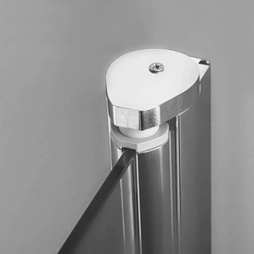 TOM 1400 dveře do niky 140 cm Brillant Sklo TRANSPARENT 202 cm 810-0000109-00-02