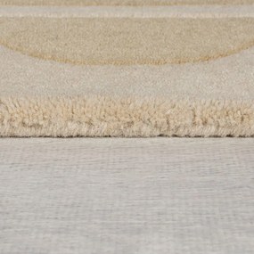 Flair Rugs koberce Ručně všívaný kusový koberec Lois Scallop Natural ROZMĚR: 160x230