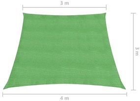 Stínící plachta 160 g/m² světle zelená 3/4 x 3 m HDPE
