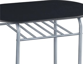 Jídelní sestava Yaheetech – černá (265486441876)