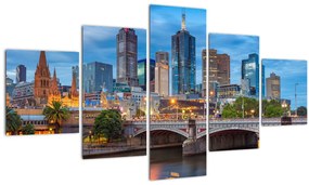Obraz města Melbourne (125x70 cm)