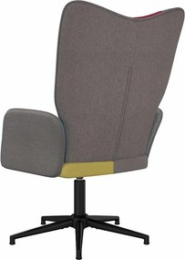 Relaxační křeslo patchwork textil 328187