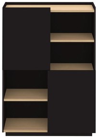 Černá matná knihovna 100x147 cm Nina - TemaHome