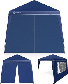 Skládací zahradní altán Capri modrý 3x3m včetně 2 boční stěny UV ochrana 50+