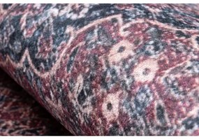 Dywany Luszczow Kusový koberec ANDRE pratelný 2288 orientální vintage protiskluz, bordó / šedá Rozměr koberce: 160 x 220 cm